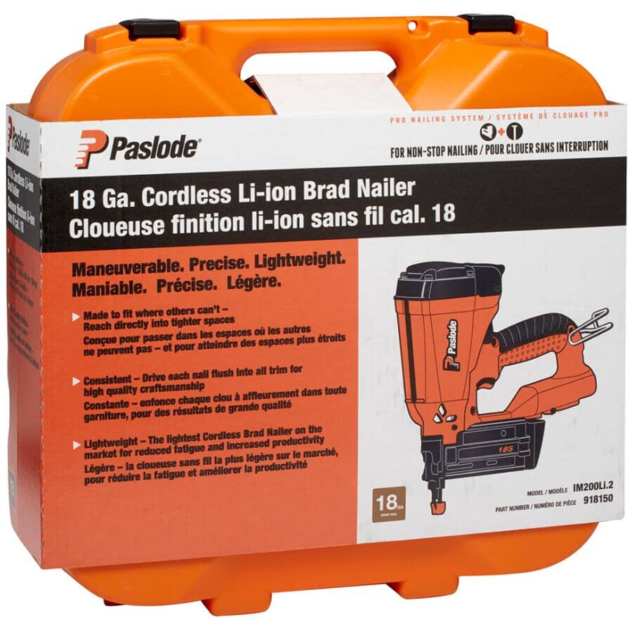 PASLODE Cordless Compact Brad Nailer | Home Hardware