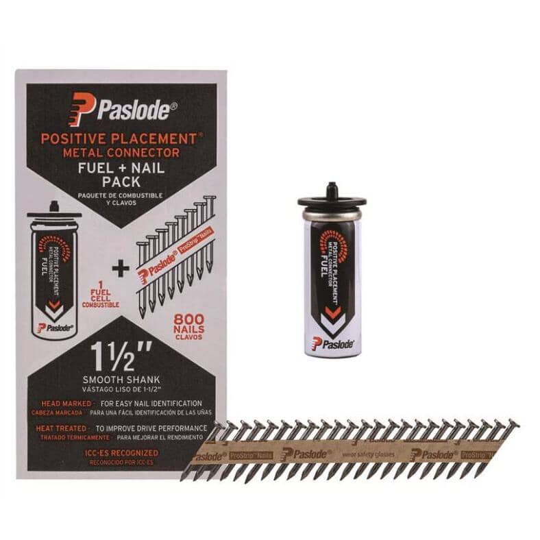 PASLODE Positive Placement Metal Connector Fuel + Nail Pack | Home Hardware