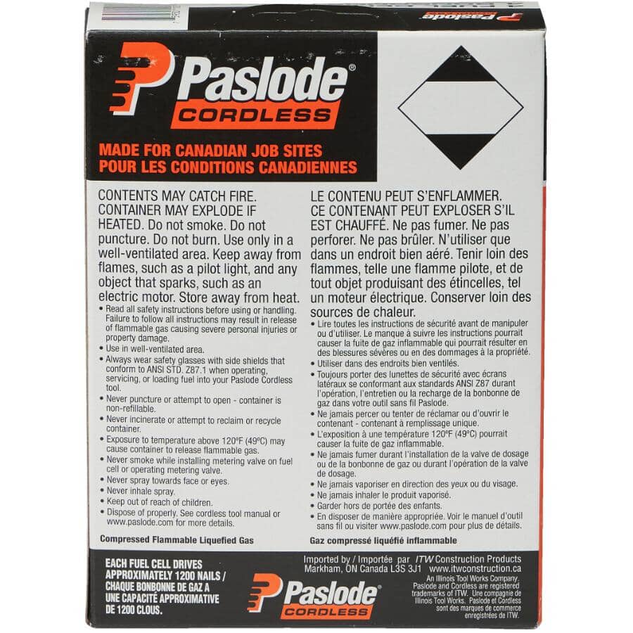 PASLODE 4 Pack Yellow Trim Fuel Cells | Home Hardware