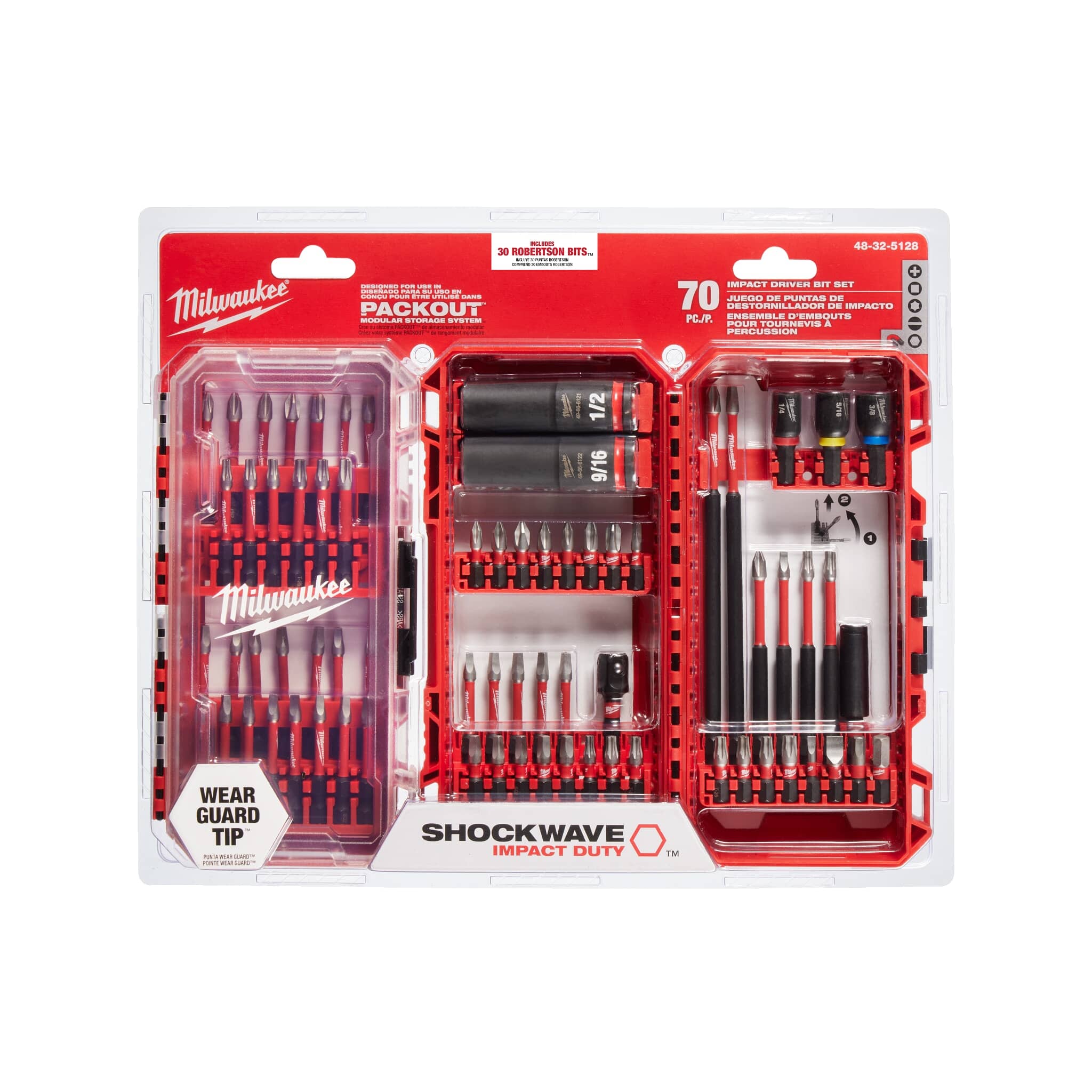 MILWAUKEE Shockwave Impact Driver Bit Set | Home Hardware