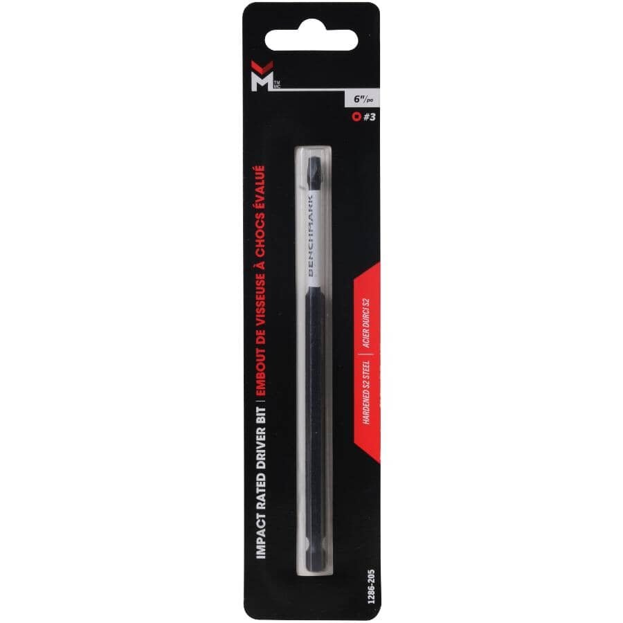 BENCHMARK 6" #3 Square Power Bit | Home Hardware