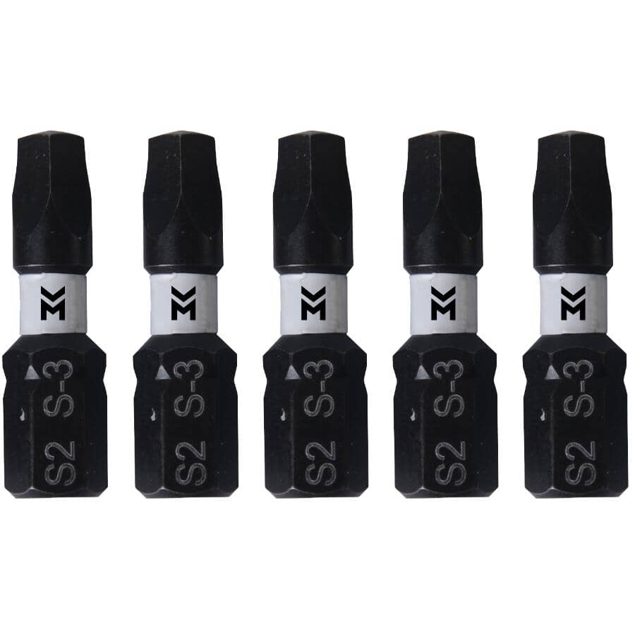 BENCHMARK 1" #3 Square Power Bits | Home Hardware