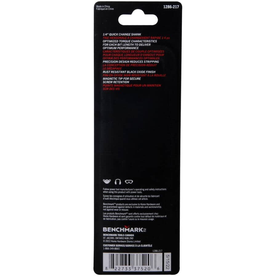 BENCHMARK 6" #2 Square Power Bits | Home Hardware