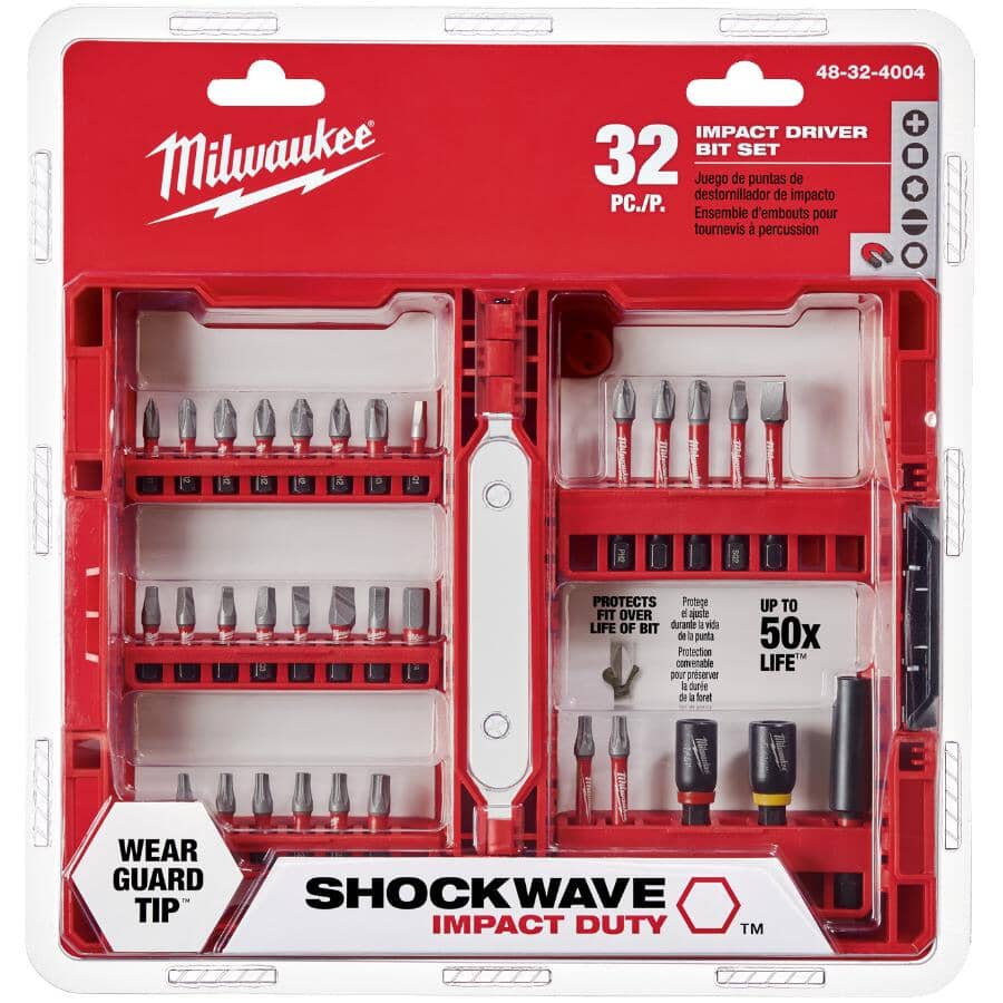 MILWAUKEE Shockwave Impact Power Driver Bit Set | Home Hardware