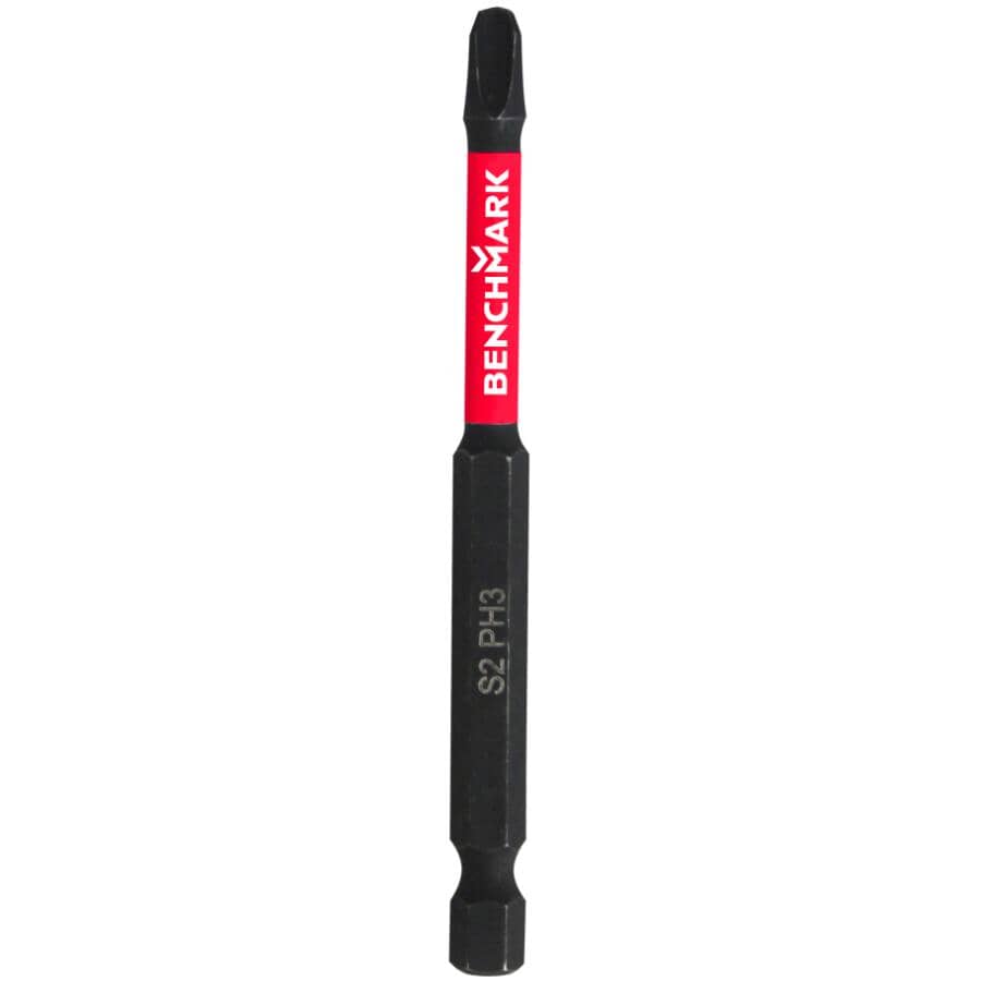 BENCHMARK 3.5" #3 Phillips Impact Rated Power Bit | Home Hardware