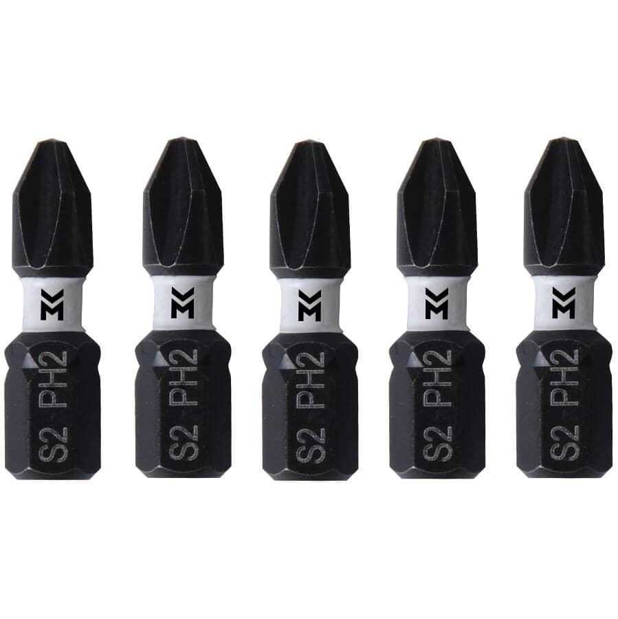 BENCHMARK 1" #2 Phillips Power Bits | Home Hardware