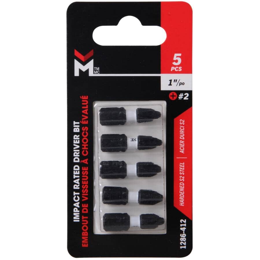 BENCHMARK 1" #2 Phillips Power Bits | Home Hardware