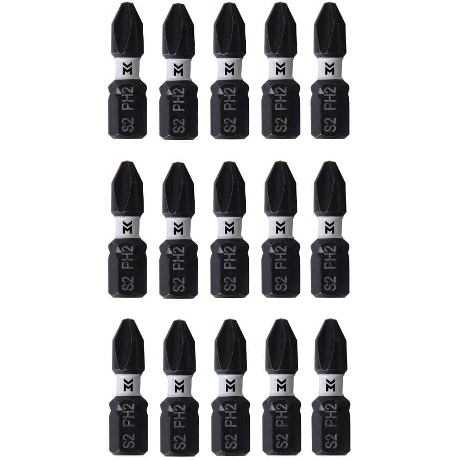 BENCHMARK 1" #2 Phillips Power Bits | Home Hardware