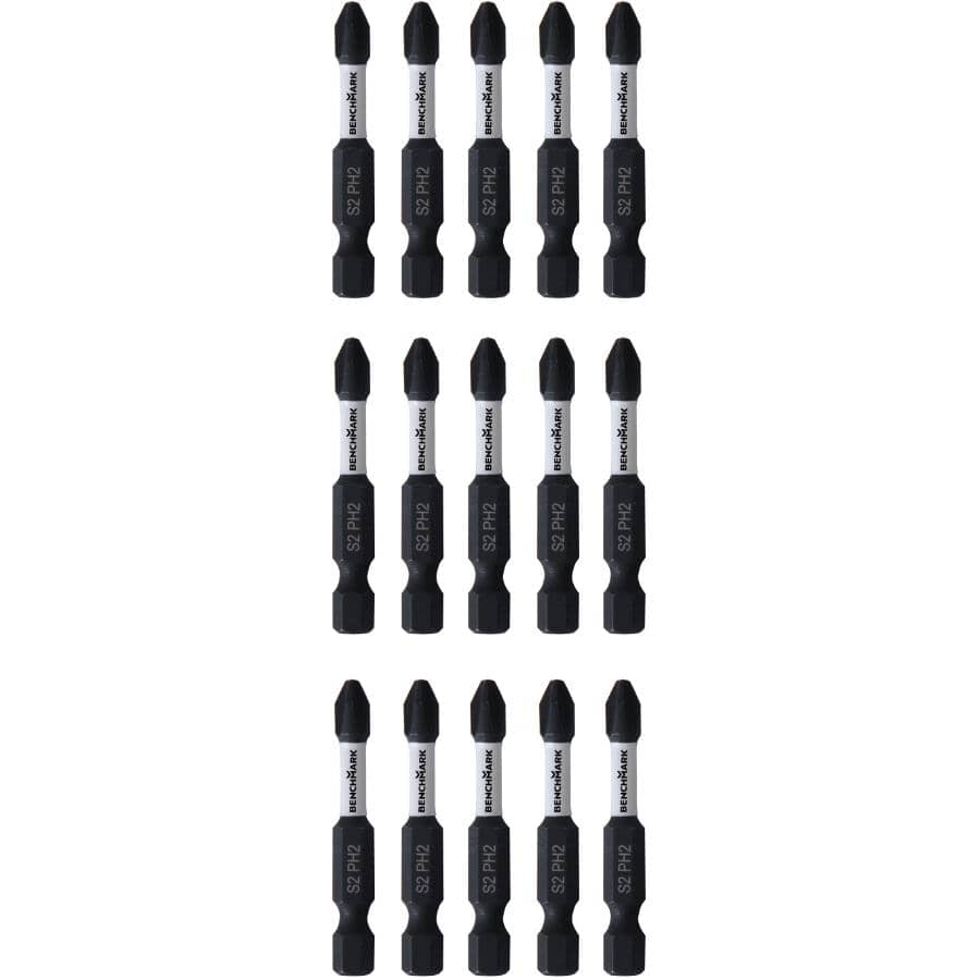 BENCHMARK 2" #2 Phillips Power Bits | Home Hardware