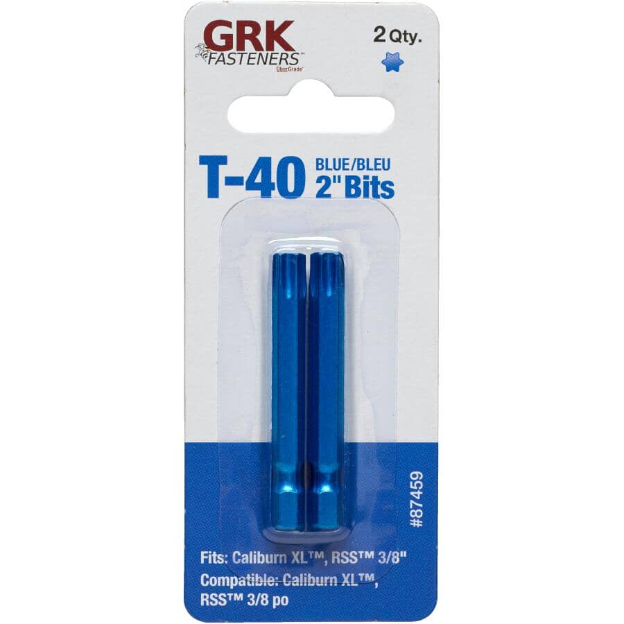 GRK FASTENERS 2" T40 Blue Torx Bits | Home Hardware
