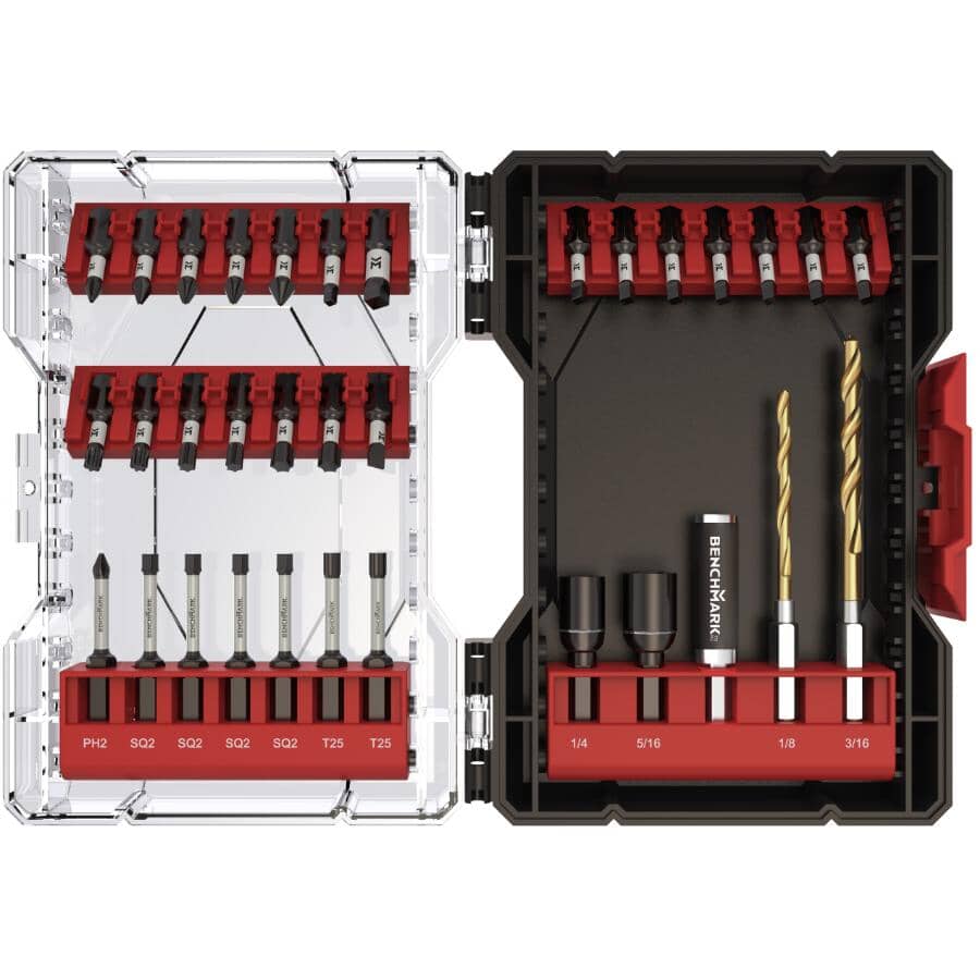 BENCHMARK Power Driver Bit Set - 33 Piece | Home Hardware
