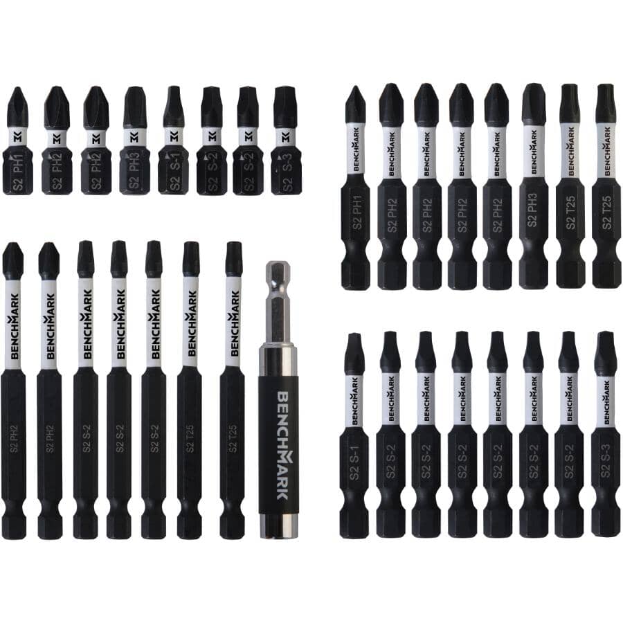 BENCHMARK Power Driver Bit Set - 32 Piece | Home Hardware