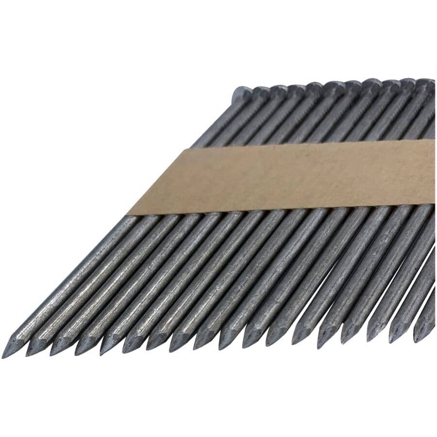 BENCHMARK 3-1/4" x 0.120 Gauge Smooth HDG Strip Framing Nails | Home ...