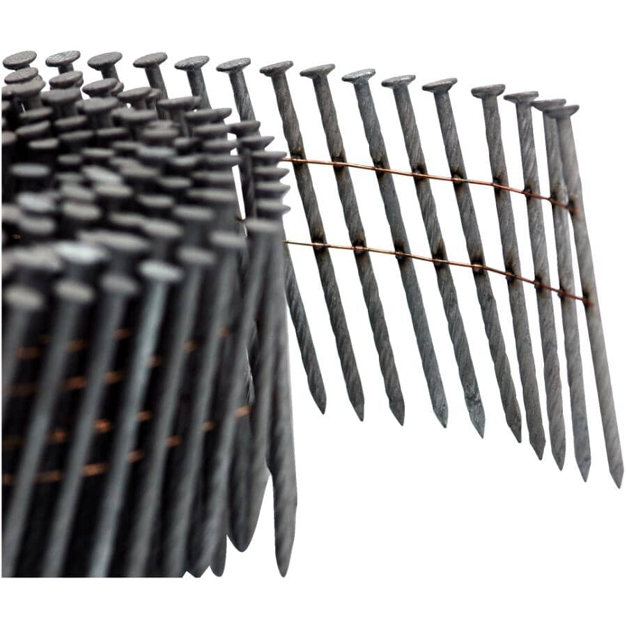 BENCHMARK 3-1/4" 0.120 Gauge HDG Spiral Coil Framing Nails | Home Hardware