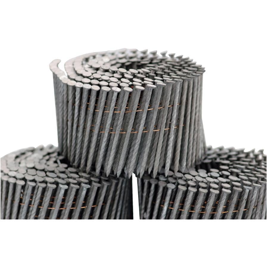 BENCHMARK 3-1/4" 0.120 Gauge HDG Spiral Coil Framing Nails | Home Hardware