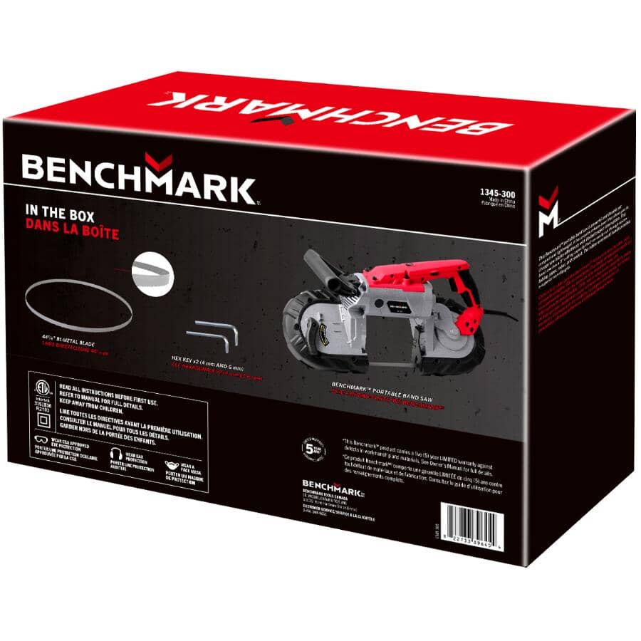 BENCHMARK 10 Amp Portable Band Saw | Home Hardware