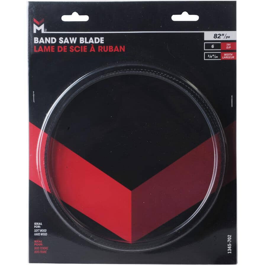 BENCHMARK 1/4" x 82" 6 Teeth Per Inch Carbon Steel Band Saw Blade ...