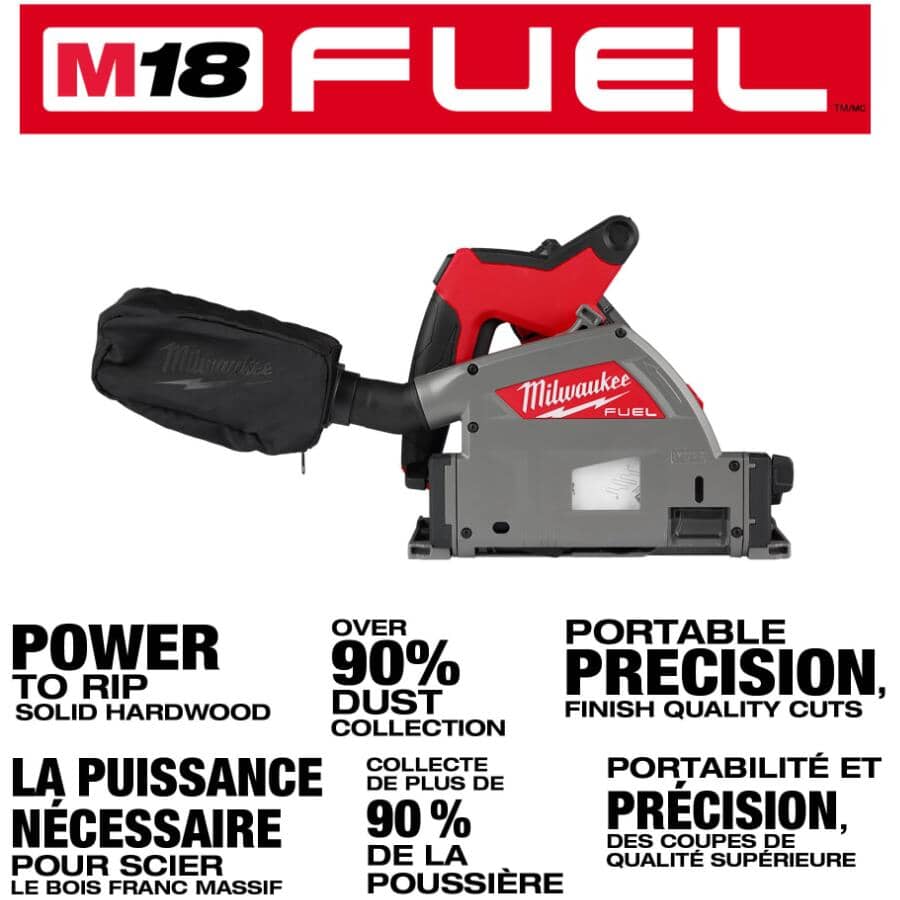 MILWAUKEE M18 FUEL 6-1/2" Plunge Track Saw Kit | Home Hardware