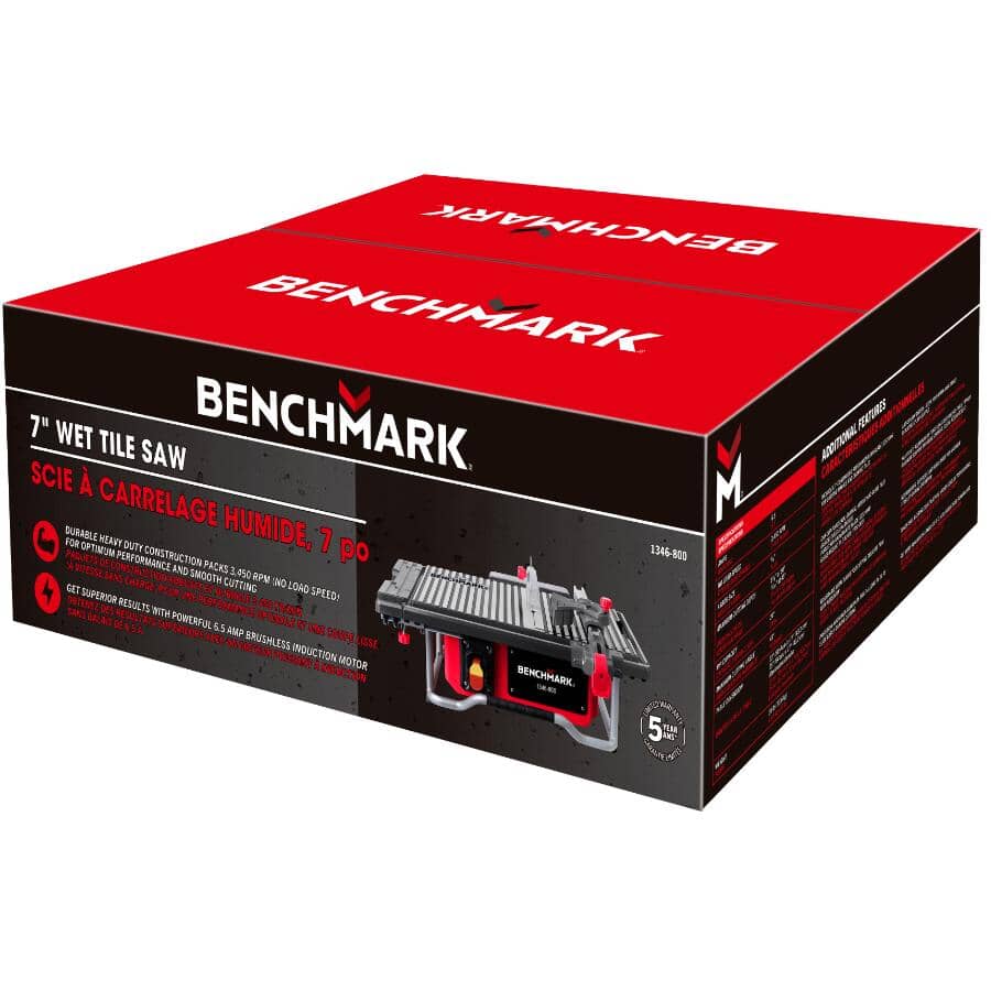 BENCHMARK 7" Tabletop Wet Tile Saw | Home Hardware