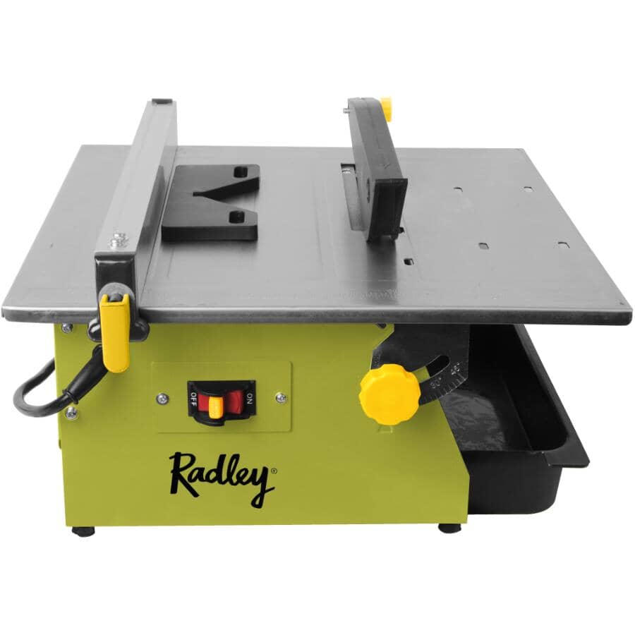 RADLEY 7" Tabletop Wet Tile Saw - 5.8 Amp | Home Hardware