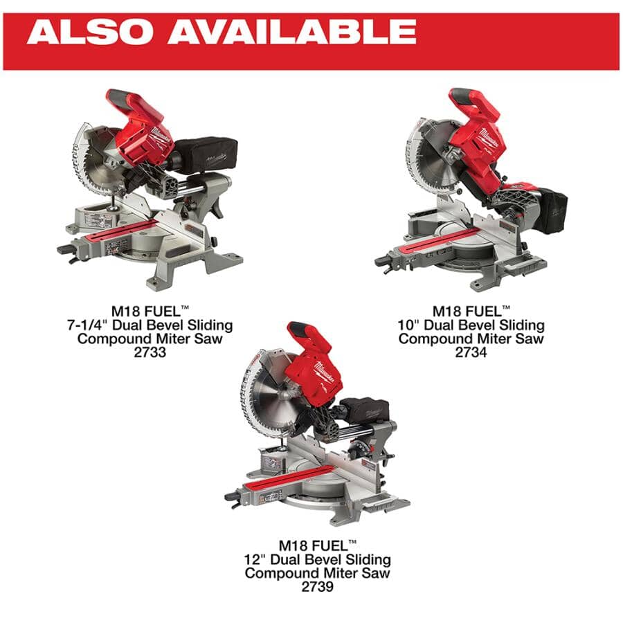 MILWAUKEE M18 Fuel 10" 18V Sliding Compound Mitre Saw | Home Hardware