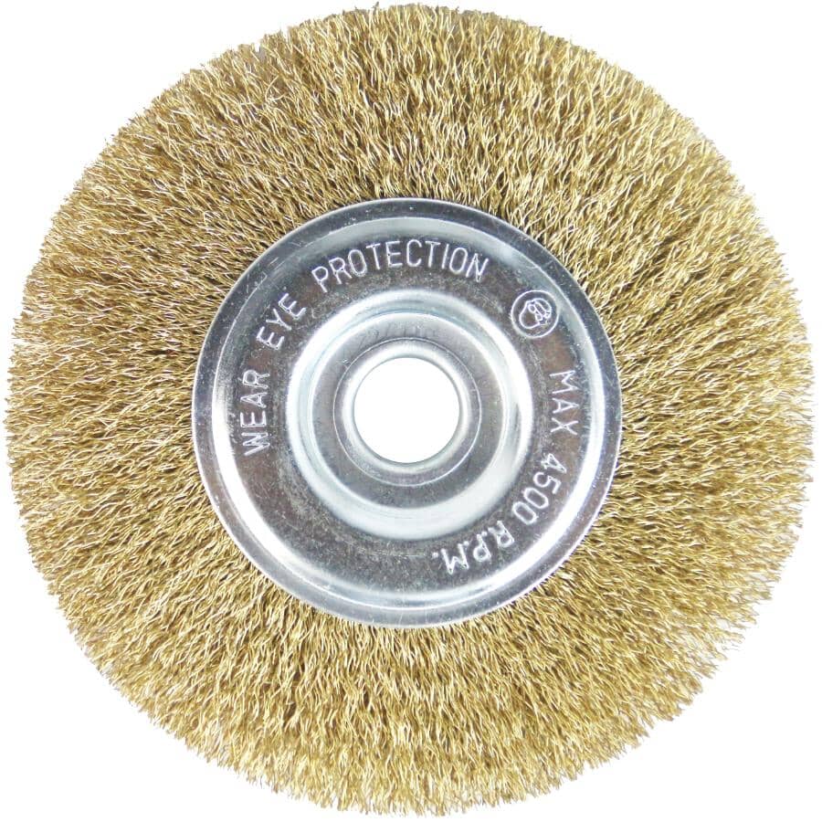 BENCHMARK 5" x 1/2" x 1/2" Fine Buffing Wire Wheel | Home Hardware