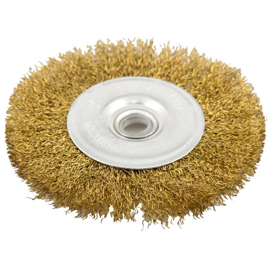 Benchmark 5"x1/2"x1/2" Coarse Buffing Wire Wheel | Home Hardware