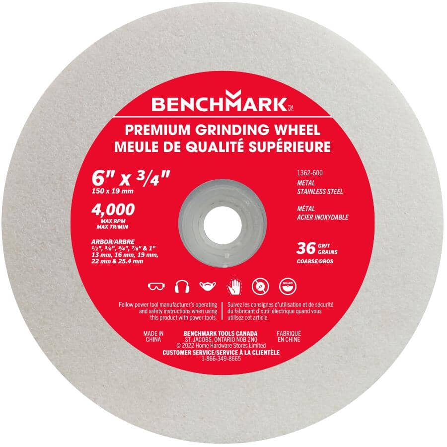 BENCHMARK 6" Coarse Grinding Wheel | Home Hardware