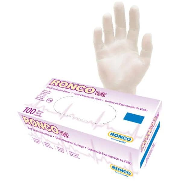 RONCO VE2 Clear Vinyl Examination Gloves | Home Hardware