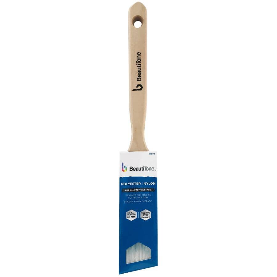 BEAUTITONE Polyester / Nylon Blend Angular Sash Paint Brush | Home Hardware