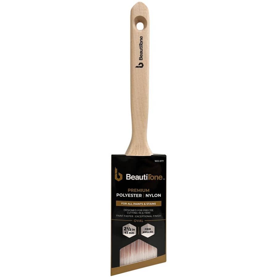 BEAUTITONE Nylyn Technology Oval Ferrule Angular Sash Brush | Home Hardware