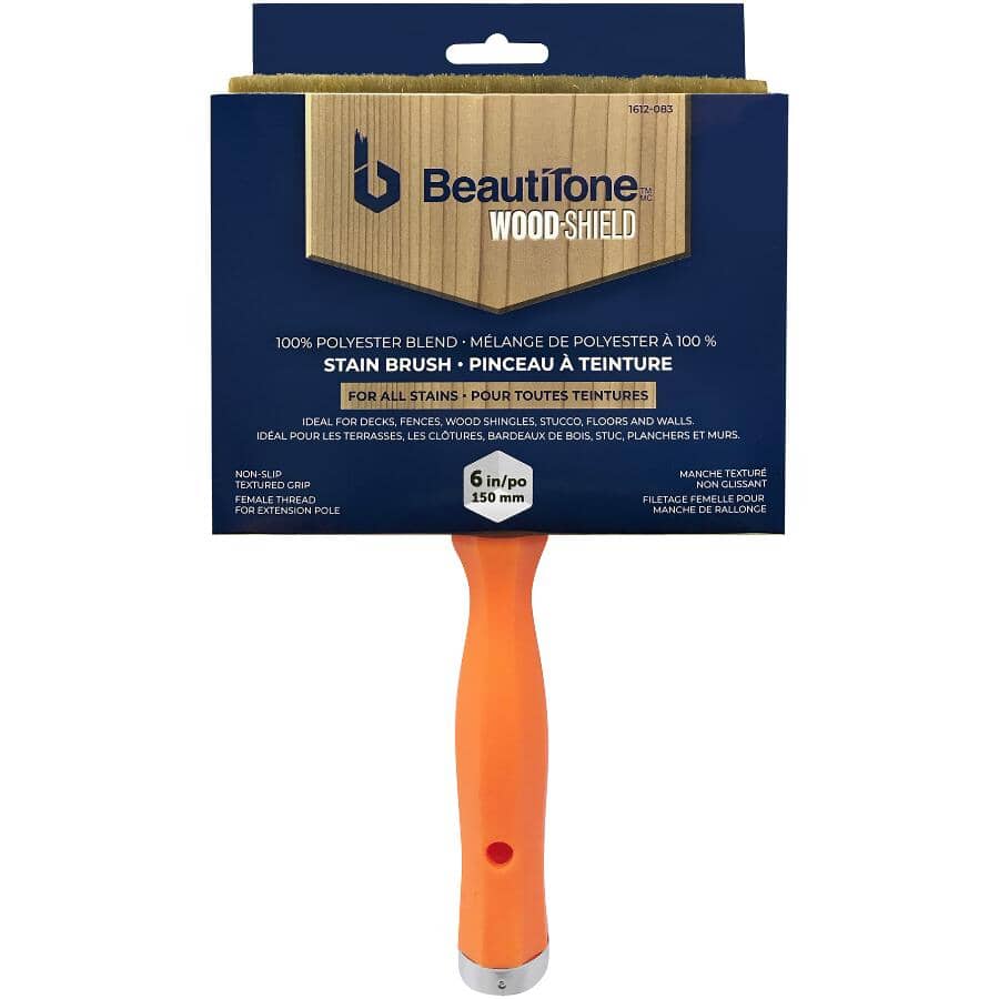 WOOD SHIELD Staining & Painting Polyester Flat Block Brush | Home Hardware