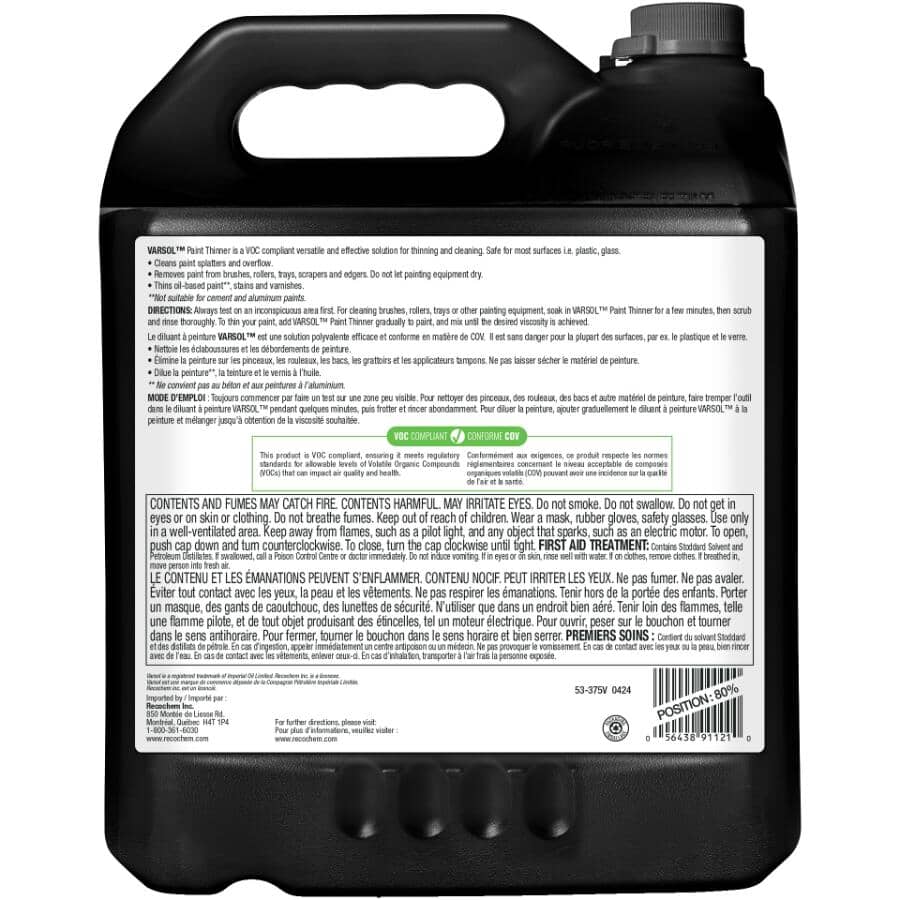 VARSOL Paint Thinner - 9.46 L | Home Hardware
