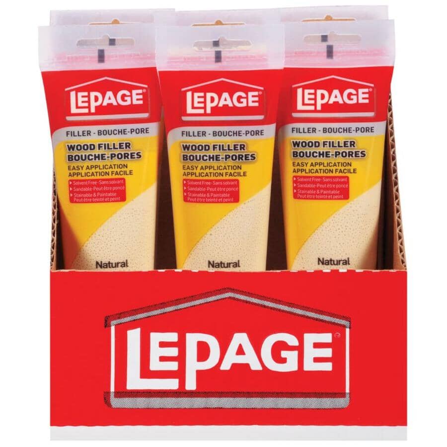 LEPAGE Bouche-pores pour bois naturel, teinté, 90 ml | Home Hardware