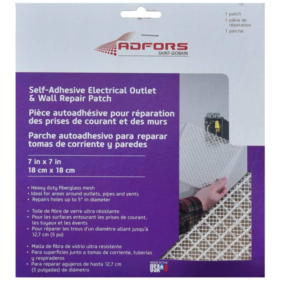 FIBA-TAPE Wall & Outlet Patch - 7" x 7" | Home Hardware