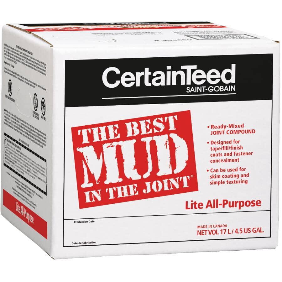CERTAINTEED 17L Best Mud Joint Compound | Home Hardware