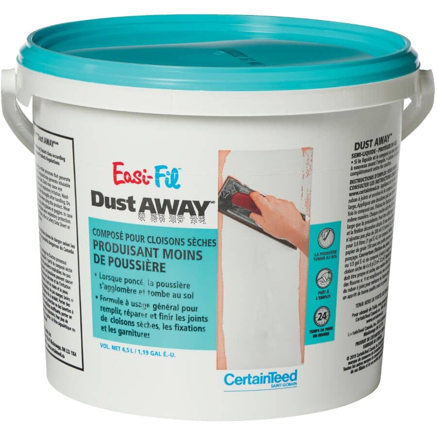 CERTAINTEED 4.5L Easi-Fil Dust Away Joint Compound | Home Hardware