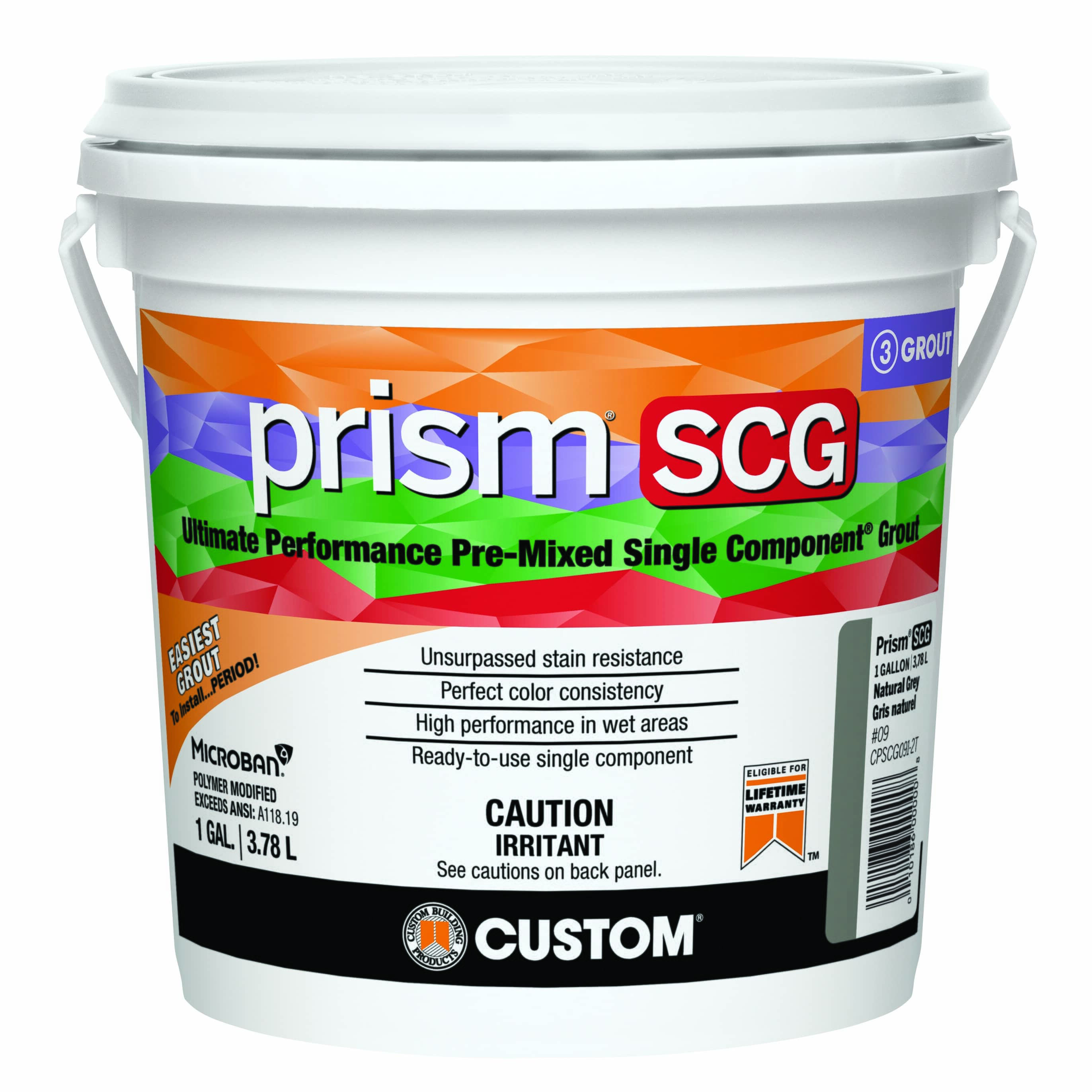 CUSTOM BUILDING PRODUCTS Prism SCG Ultimate Performance Pre-Mixed Grout ...