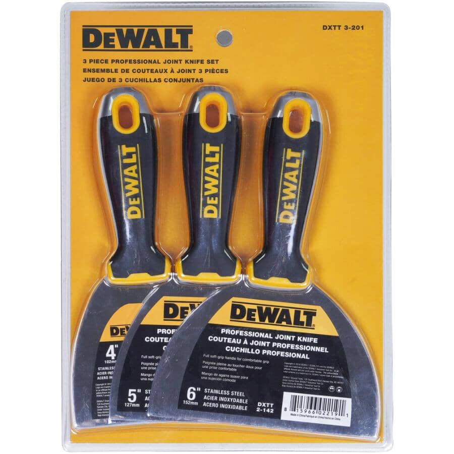 DEWALT Putty Knife Set with Soft Grip Handles | Home Hardware