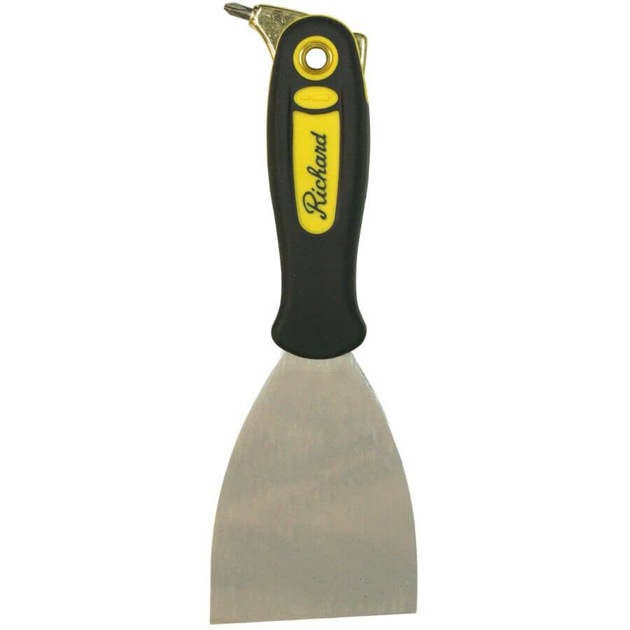 Richard 3" Ergonomic Flexible Wall Scraper, with Bit | Home Hardware