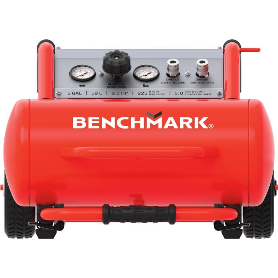 BENCHMARK 5 Gal 2 HP Air Compressor | Home Hardware