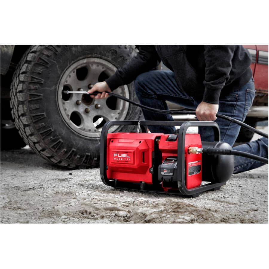 MILWAUKEE M18 Fuel 2.0 Gal 18V Quiet Air Compressor | Home Hardware