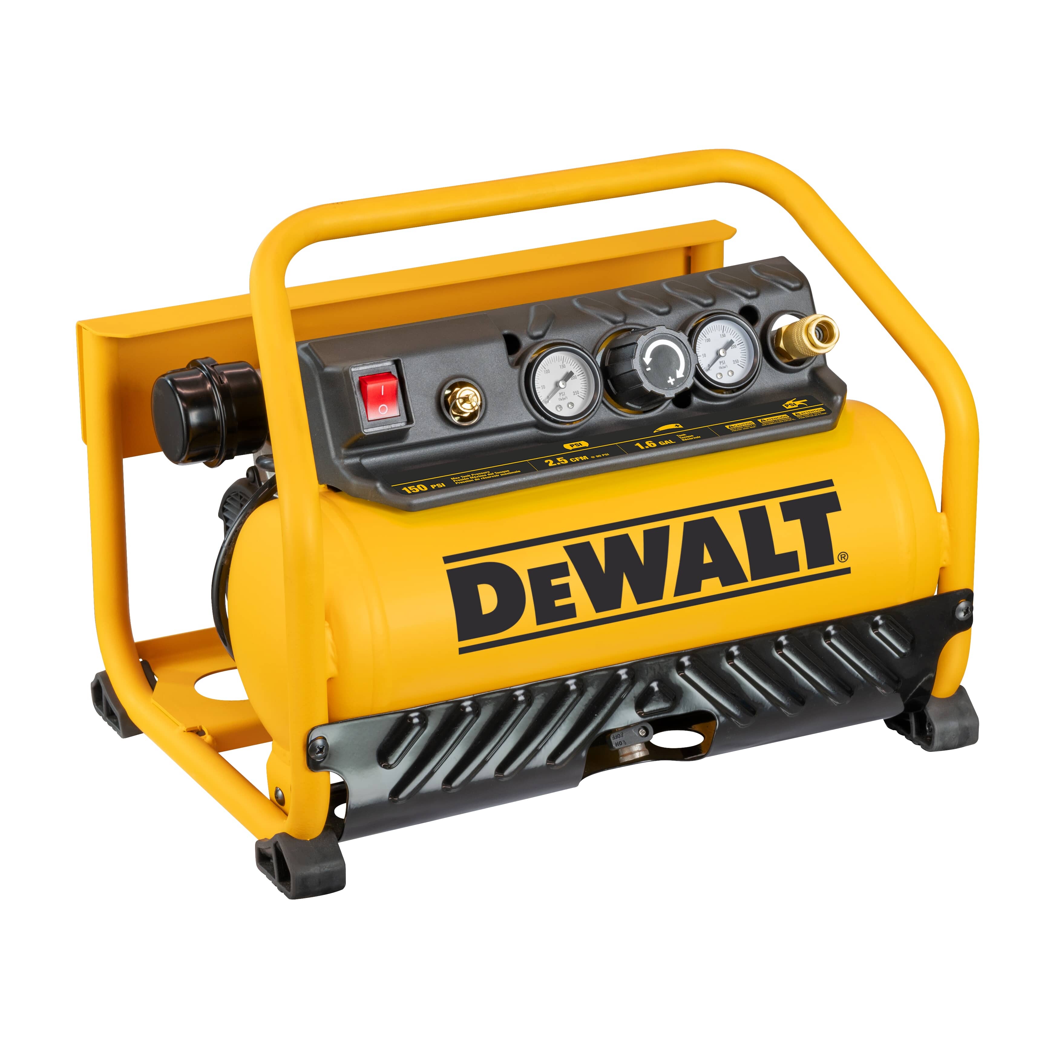 DEWALT 1.6 Gal XTREME Quiet Portable Roll Cage Compressor | Home Hardware