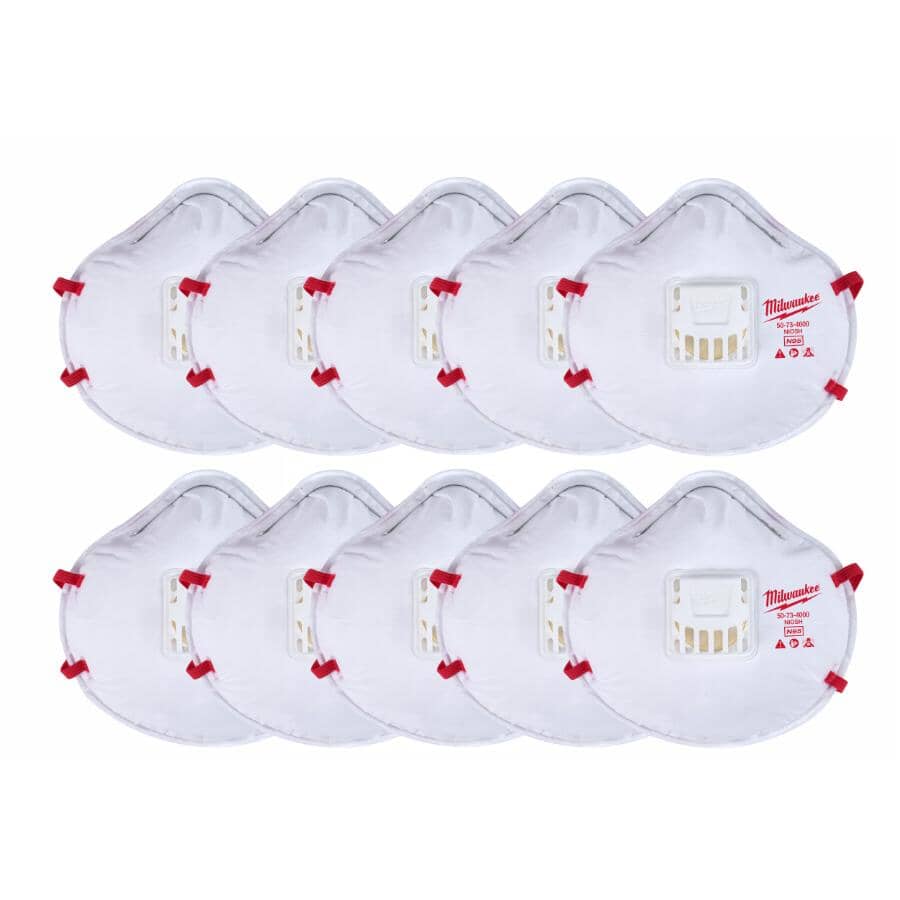 MILWAUKEE N95 Disposable Vented Respirator | Home Hardware