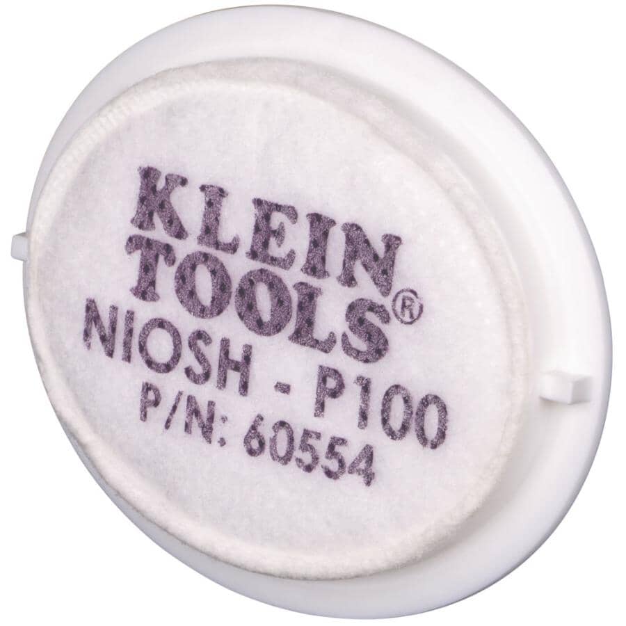 KLEIN TOOLS P100 Half Mask Respirator Replacement Filters | Home Hardware