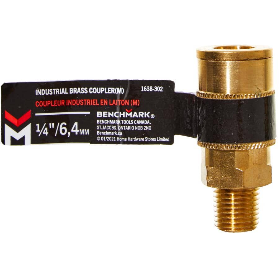 BENCHMARK 1/4" Male National Pipe Thread Coupler | Home Hardware