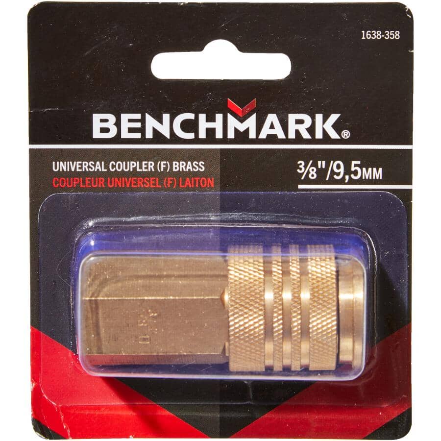 BENCHMARK 3/8" Female National Pipe Thread Universal Coupler | Home ...