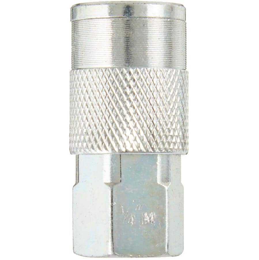 BENCHMARK 1/4" Female National Pipe Thread Steel Coupler | Home Hardware