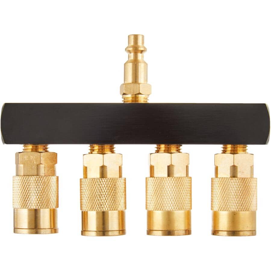BENCHMARK 1/4" 4-Way Hose Splitter Kit | Home Hardware