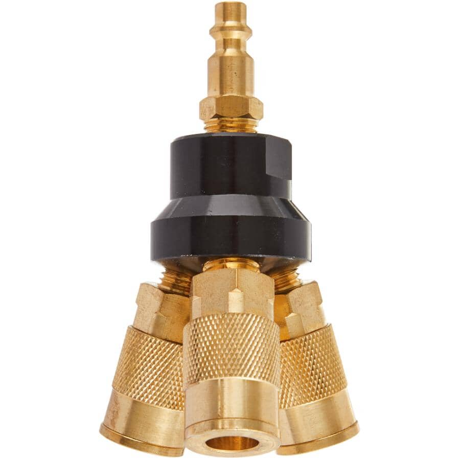 BENCHMARK 1/4" 3-Way Hose Splitter Kit | Home Hardware